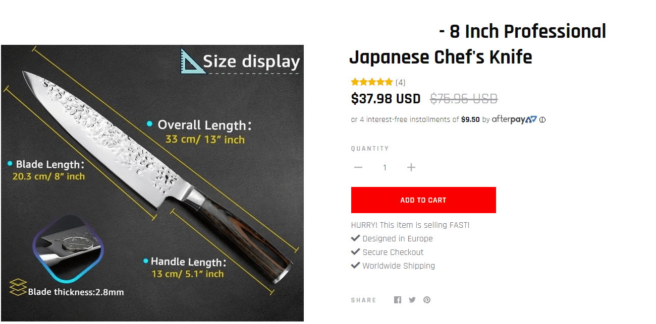 Beware of Fake Japanese Knife Scams - ChefPanko