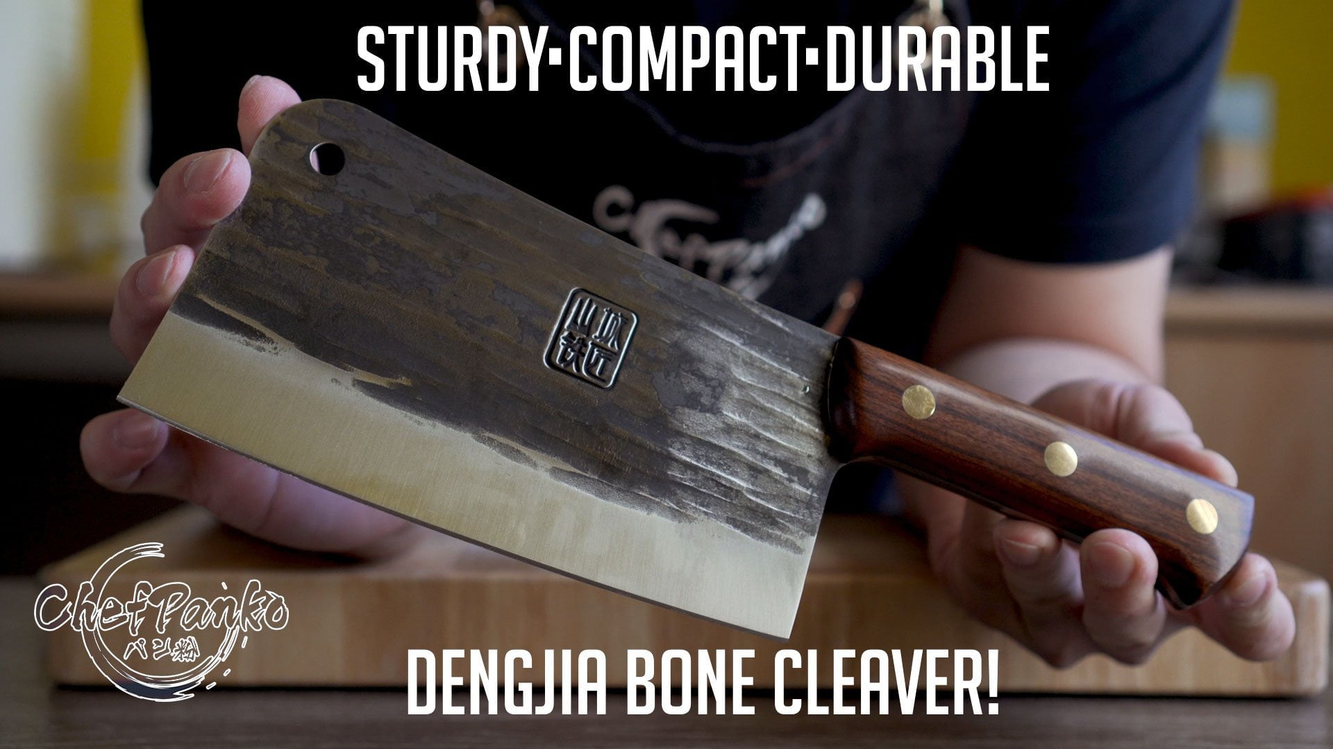 Dengjia Bone Cleaver Review BZ-4401 - 5Cr13 Stainless Steel - ChefPanko