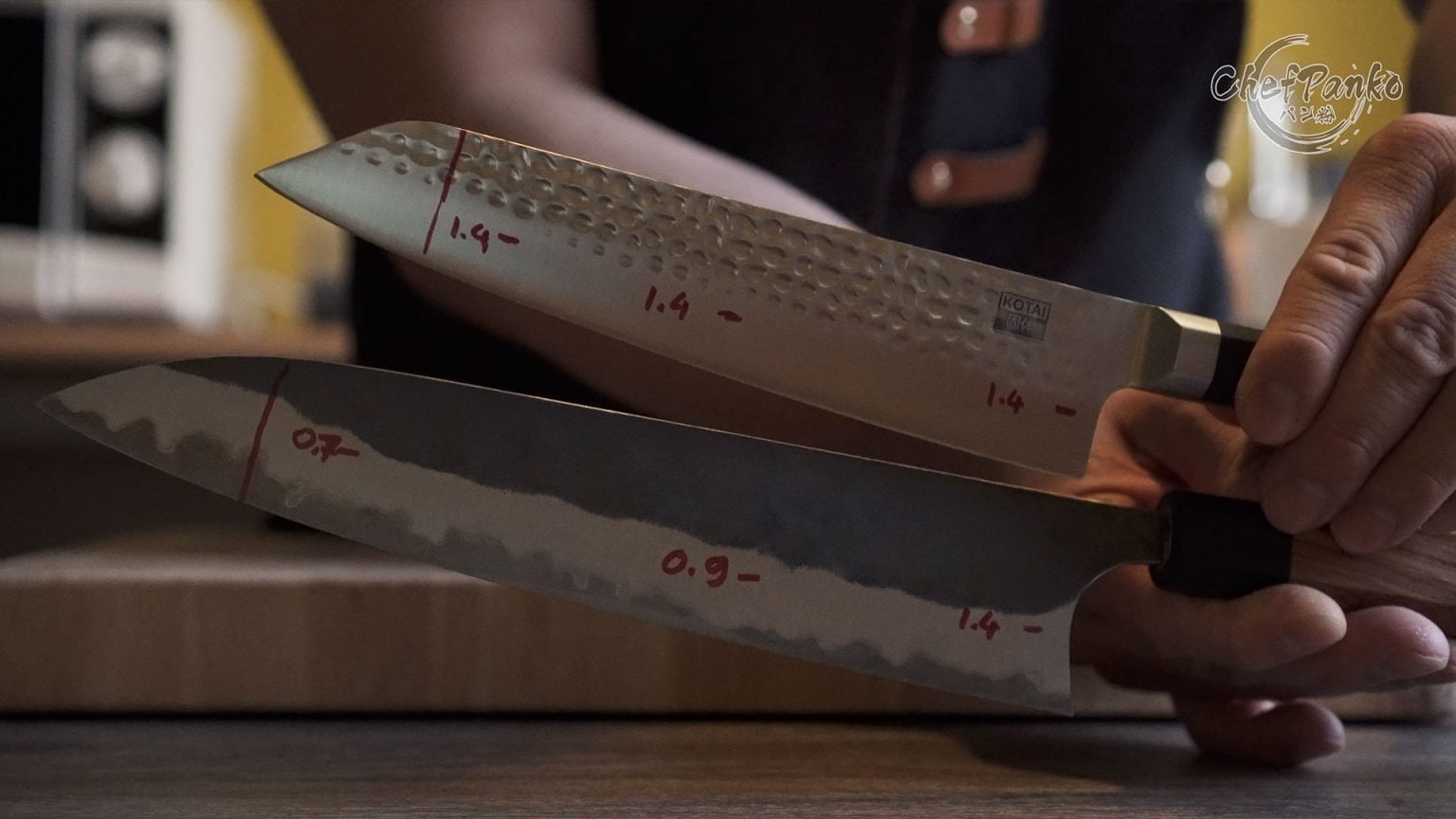What to look for at a kitchen knife choil - ChefPanko