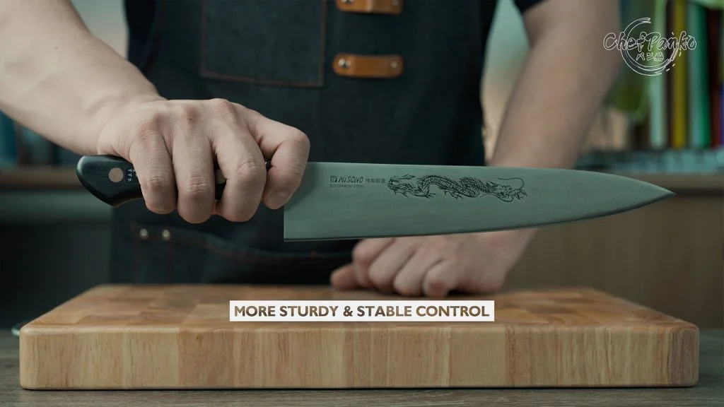 How to hold your Chef's Knife - Knife Gripping Styles - ChefPanko