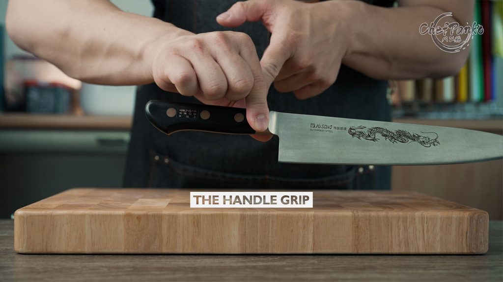 How to hold your Chef's Knife - Knife Gripping Styles - ChefPanko