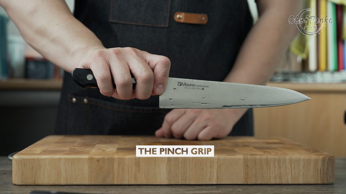 How to hold your Chef's Knife - Knife Gripping Styles - ChefPanko