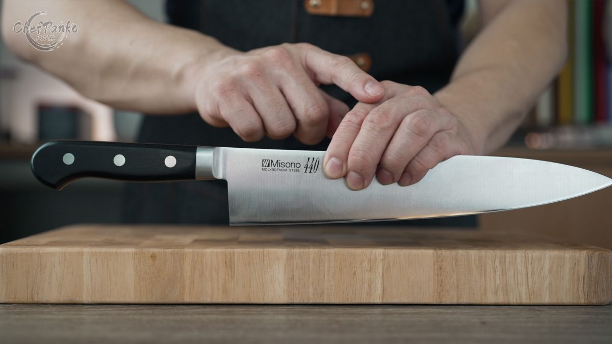 Misono 440 and Misono Handmade Gyuto Review - ChefPanko