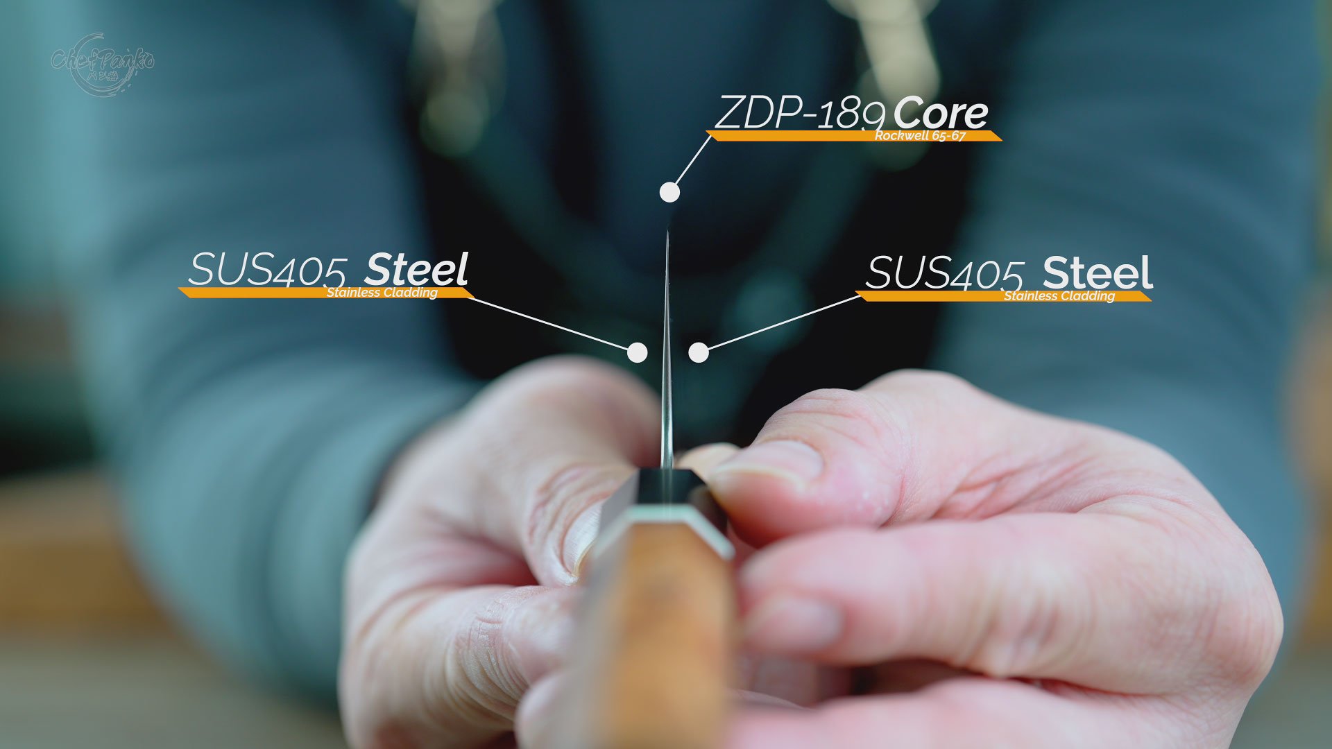 Xinzuo Zhen Series Chef's Knife with Japanese ZDP-189 Review - ChefPanko