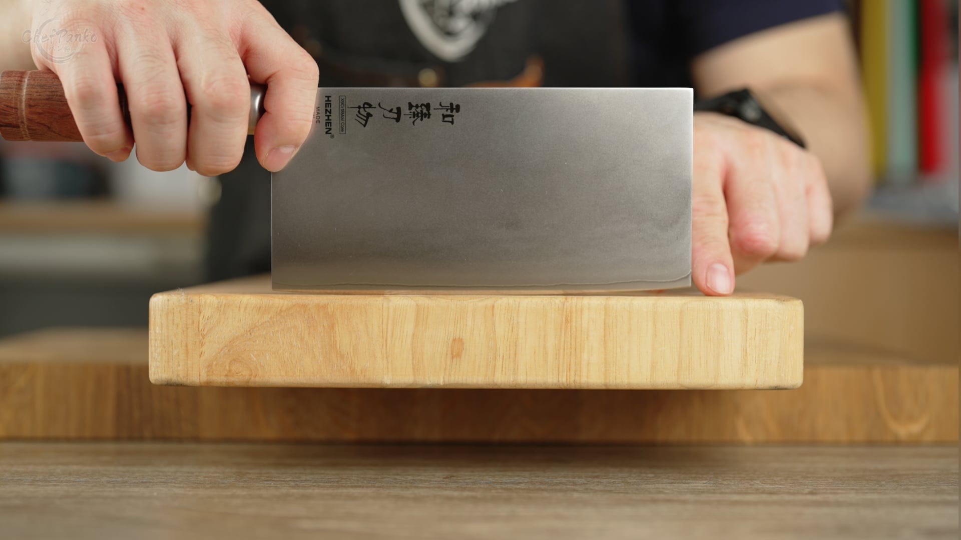 Hezhen Chinese Vegetable Cleaver Knife Review - ChefPanko