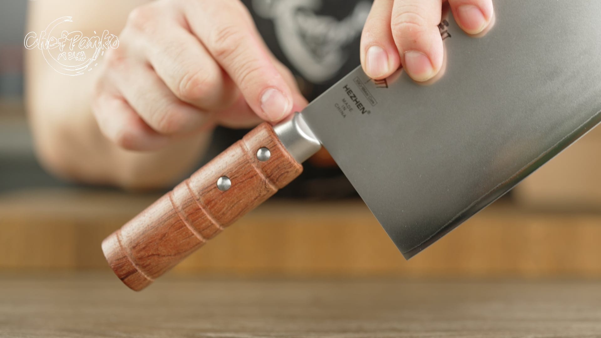 Hezhen Chinese Vegetable Cleaver Knife Review - ChefPanko